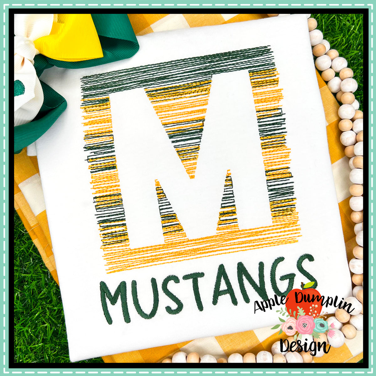 Shadow Scribble Block Embroidery Alphabet – Apple Dumplin Design